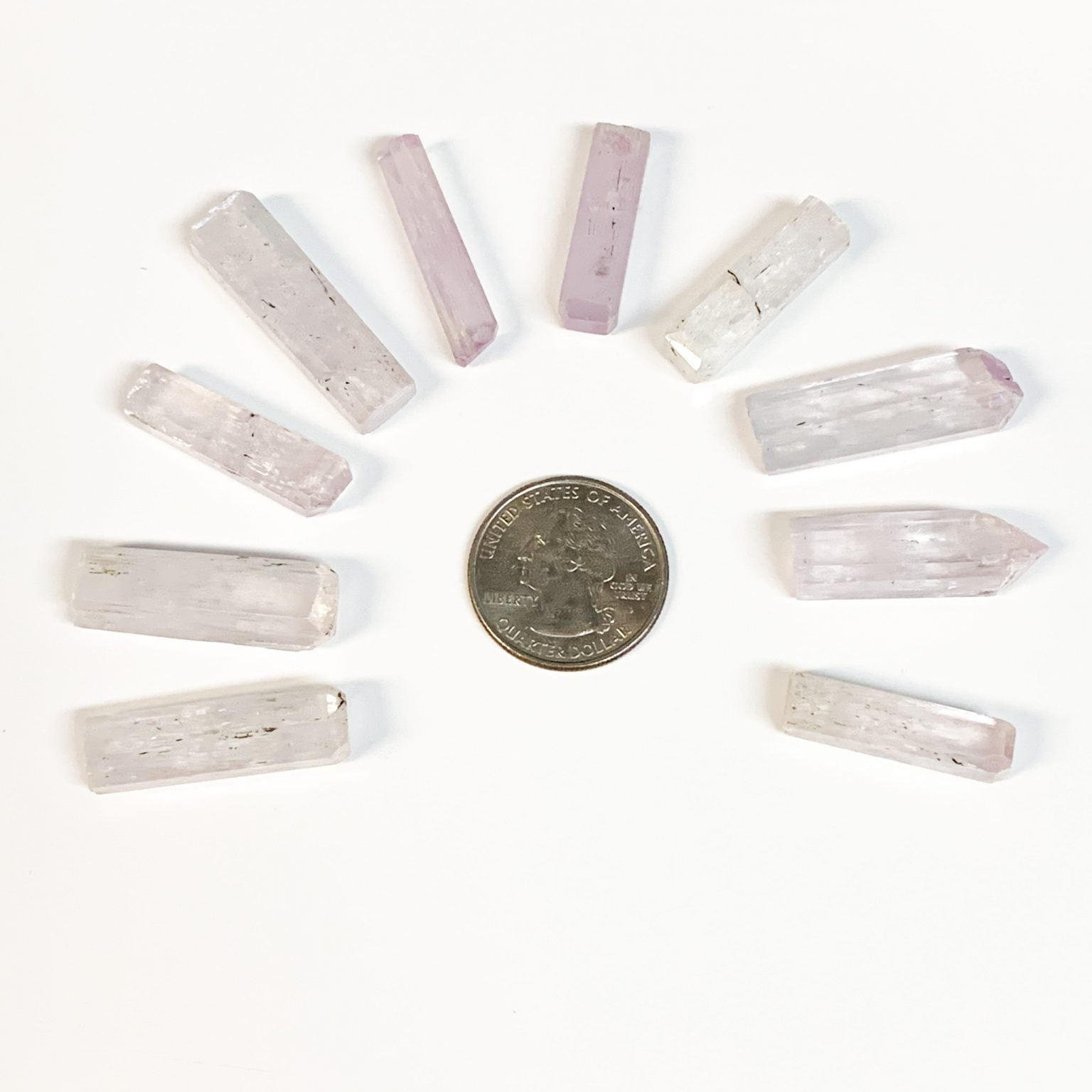 Kunzite Point attracts miracles and love for you and those around you.