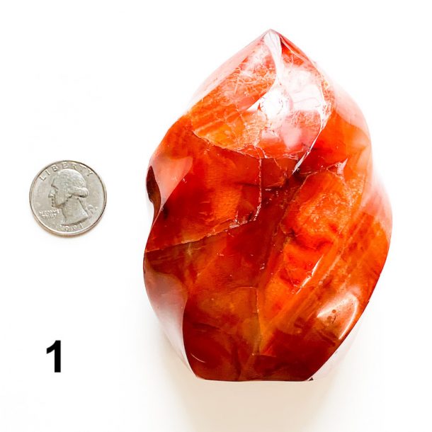 Carnelian Flame for Creativity, Action, and Expression
