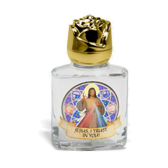 Divine Mercy Jesus Bottle