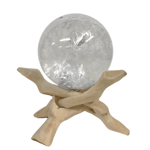 Wood stand for spheres