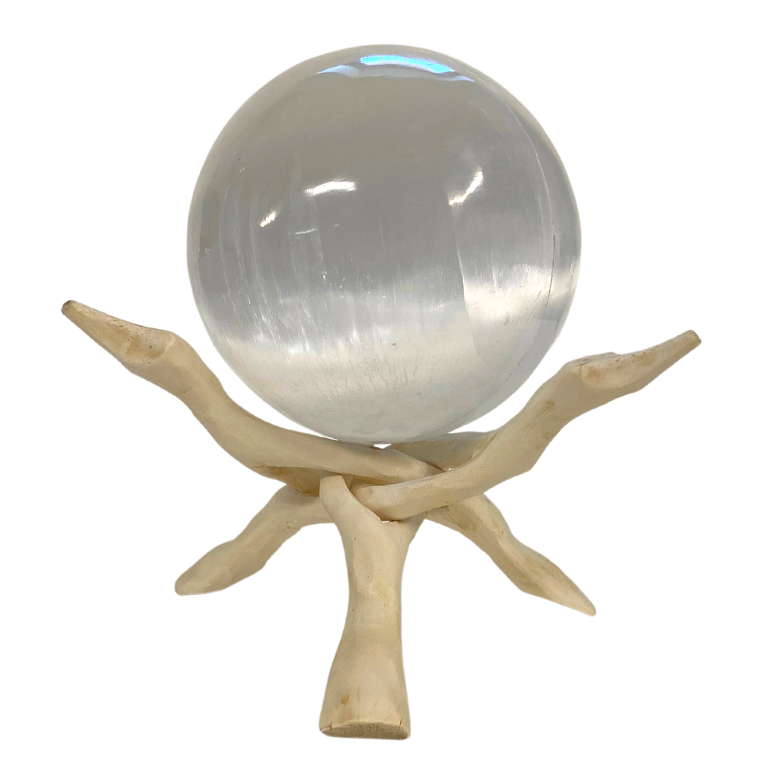 Wood stand for spheres