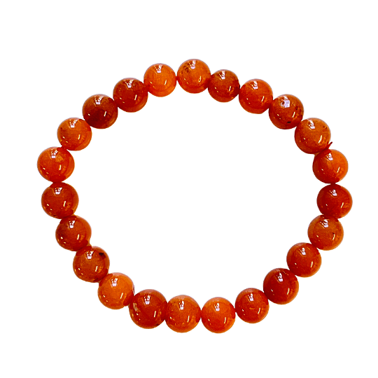Orange Calcite Bracelet 8mm